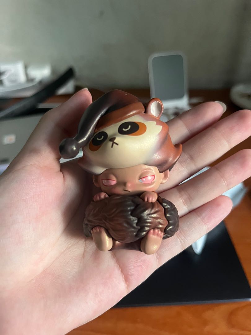 pop mart x dimoo world raccoon, Hobbies & Toys, Toys & Games on Carousell