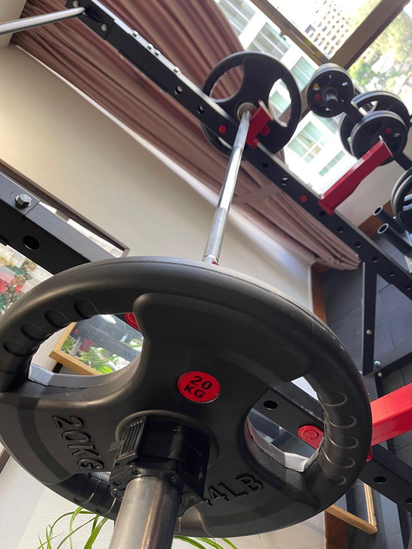 Premium Gym Set, Sports Equipment, Exercise & Fitness, Weights ...