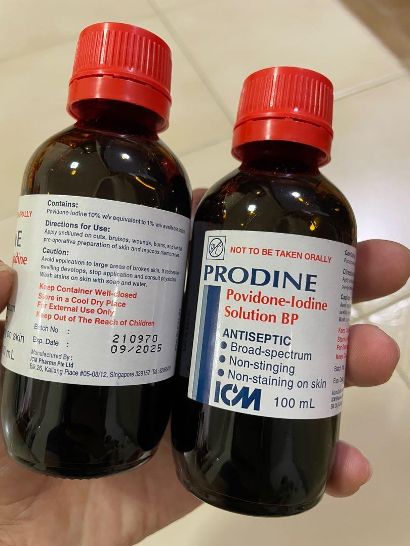 Prodine antiseptic, Health & Nutrition, Medical Supplies & Tools on ...