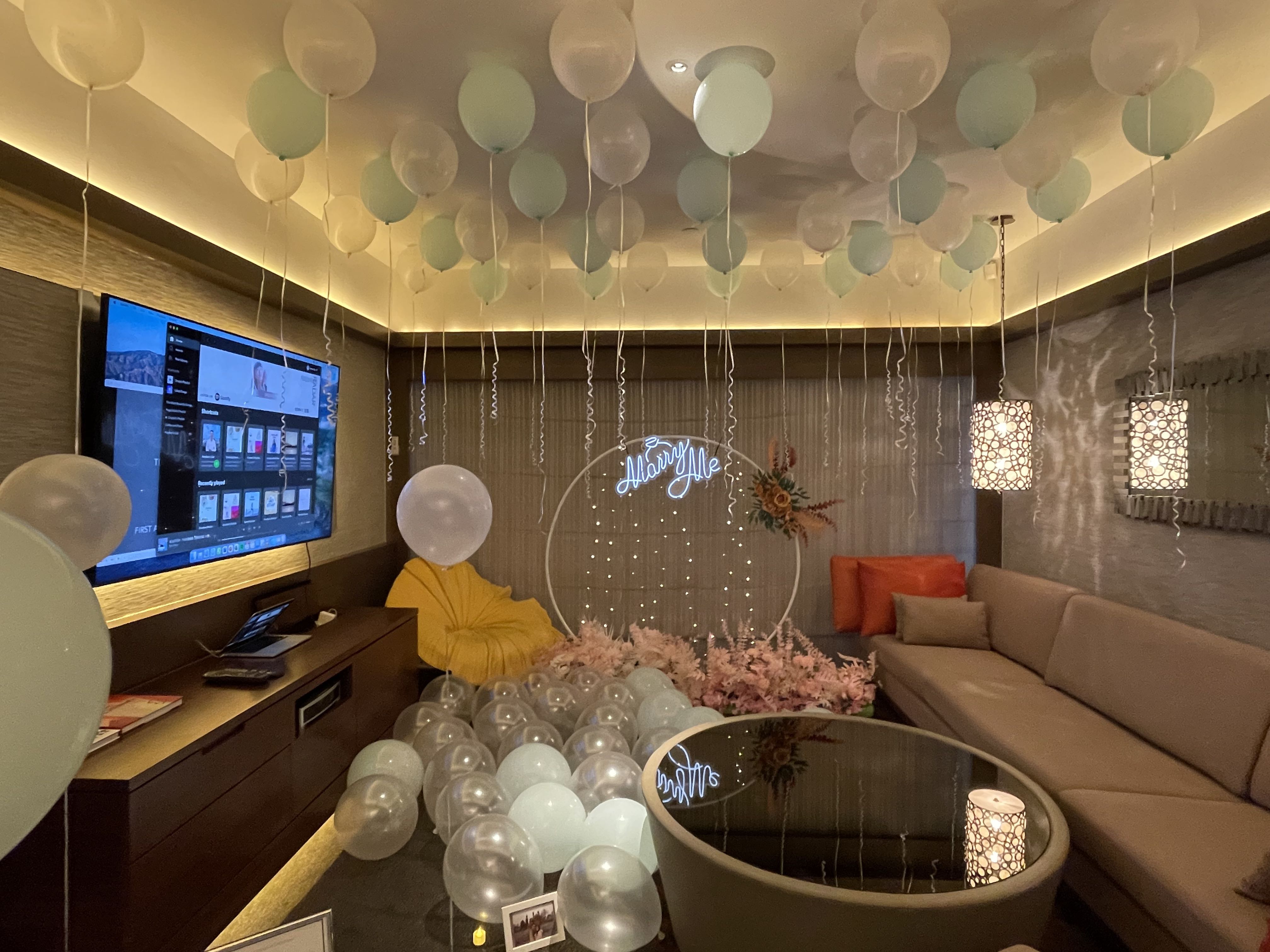 Proposal decorations suprise setup will you marry me, Hobbies & Toys ...