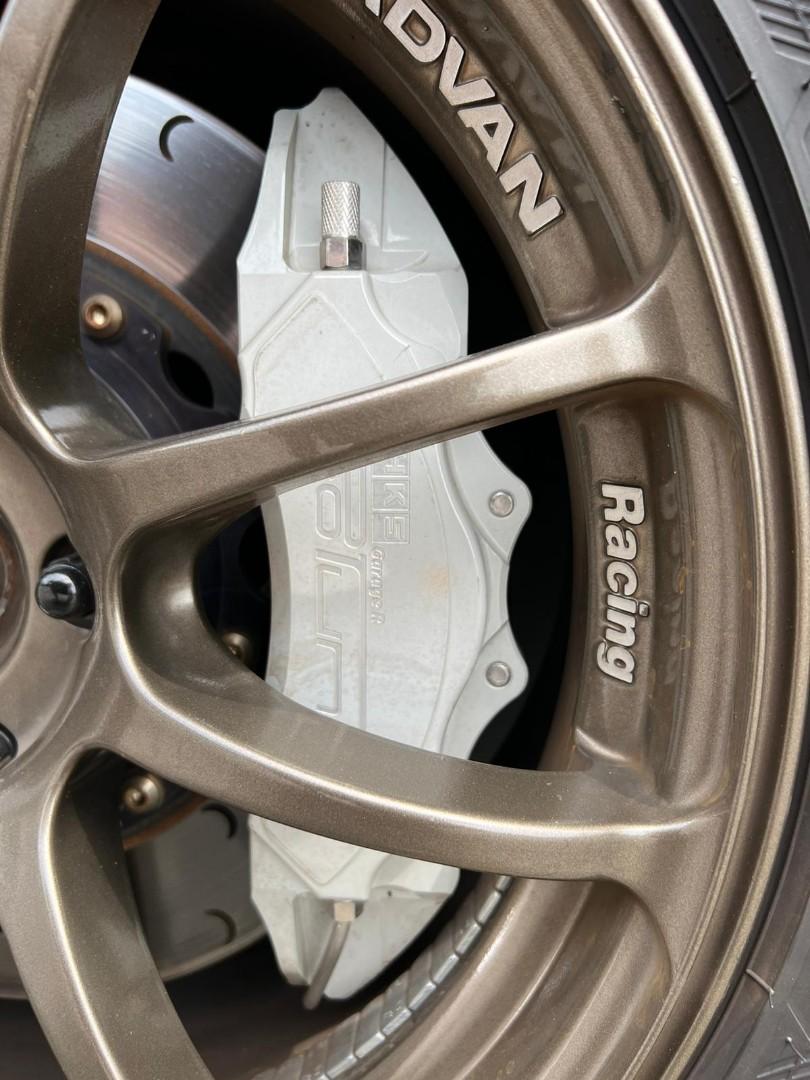 Protune HKS Big Brake Kit by Garage R 6 pot with J hook rotor, Car ...