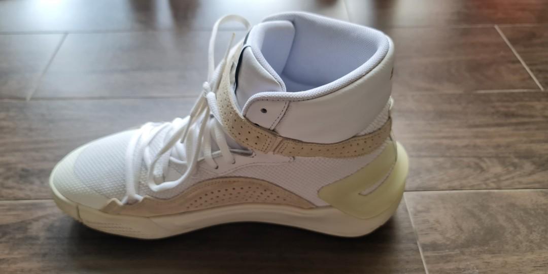 Puma white high cut shoes, Luxury, Sneakers & Footwear on Carousell