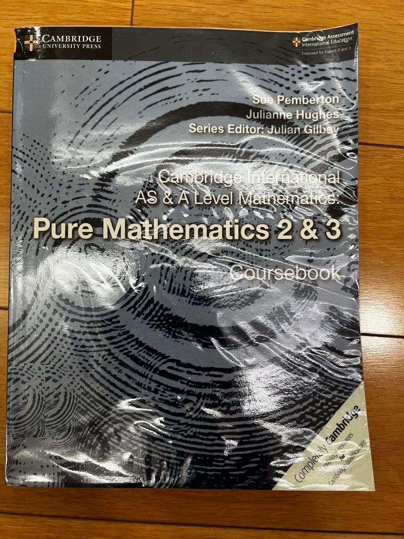 Pure mathematics 2&3 a levels textbook, Hobbies & Toys, Books ...