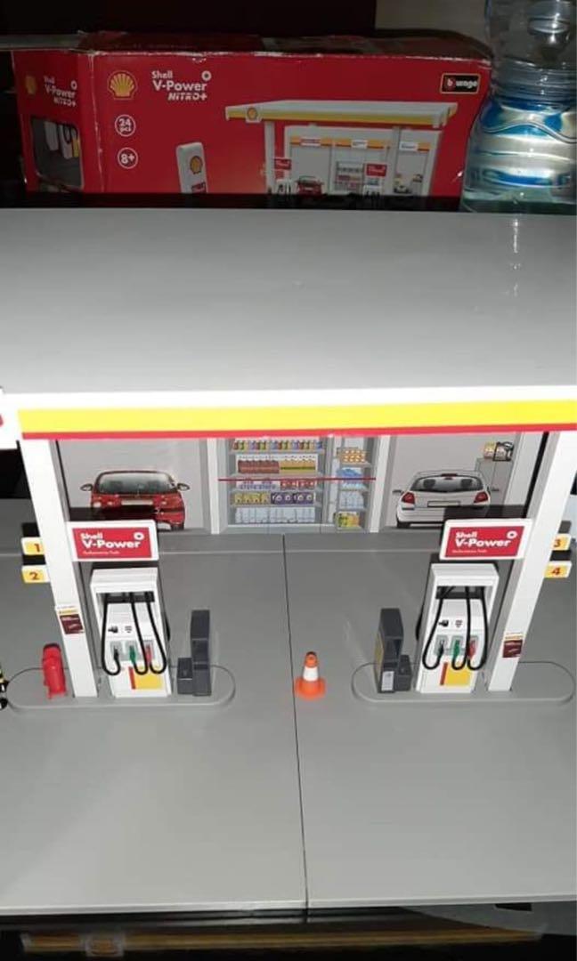rare burago shell gas station self-assembly kit, Toys & Collectibles ...