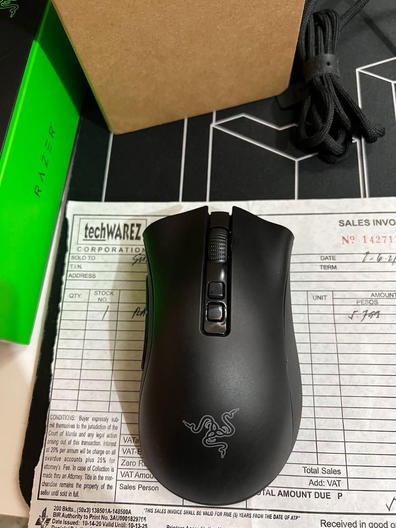 Razer Deathadder V2 Pro Wireless Gaming Mouse, Computers & Tech, Parts ...