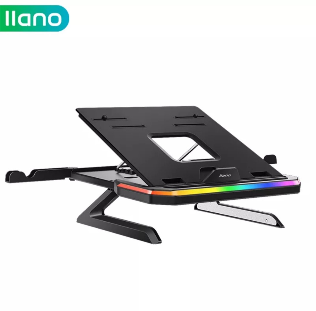 RGB Laptop stand with phone holder, Computers & Tech, Parts ...