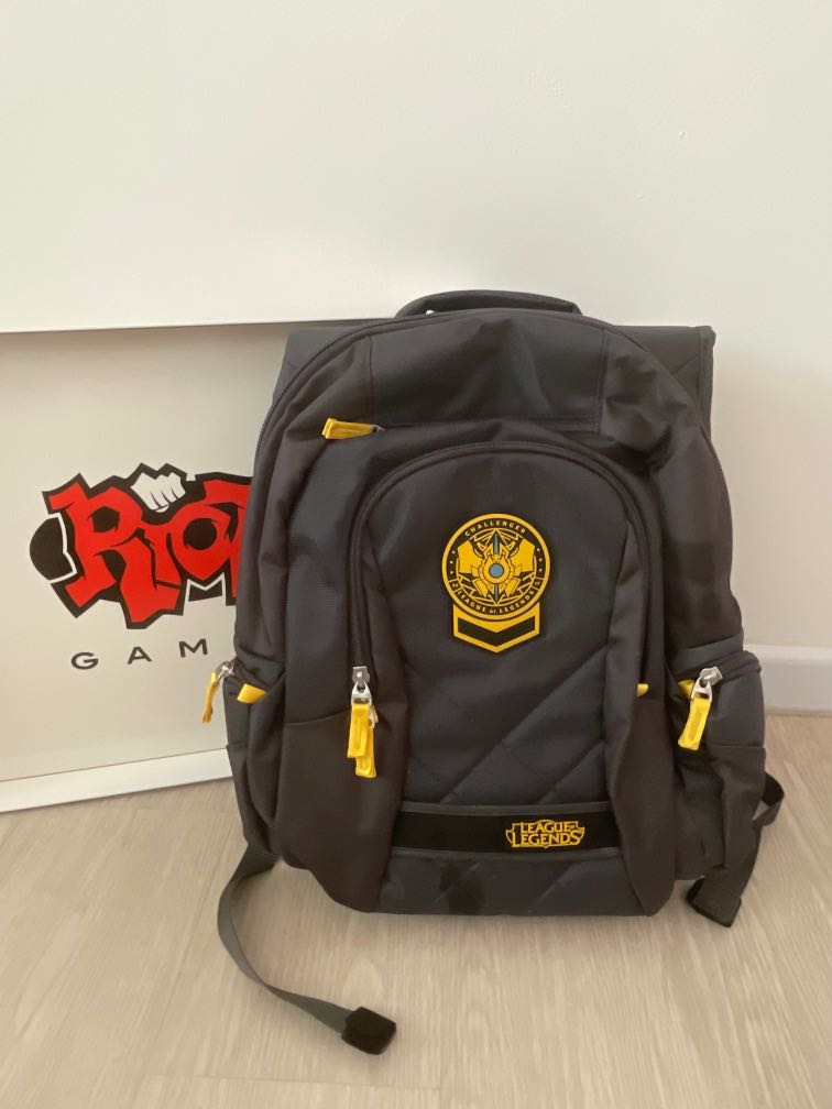 Riot Games Challenger Backpack, Men's Fashion, Bags, Backpacks on Carousell
