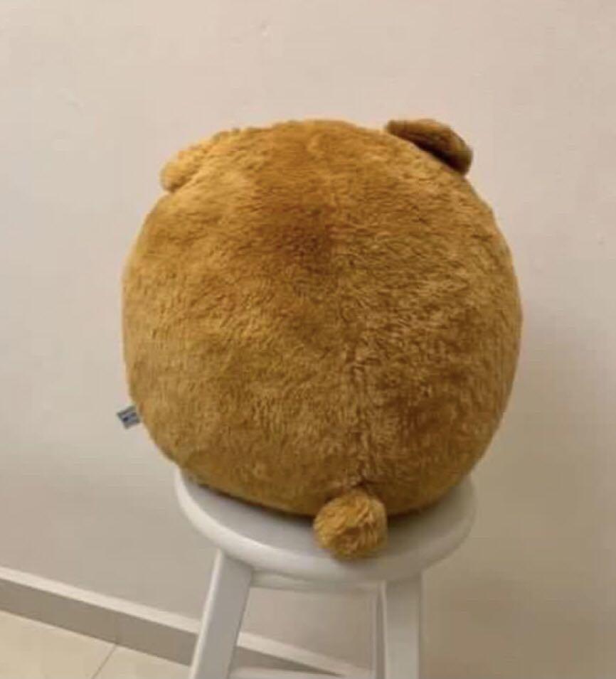 Round Teddy Bear, Hobbies & Toys, Toys & Games on Carousell