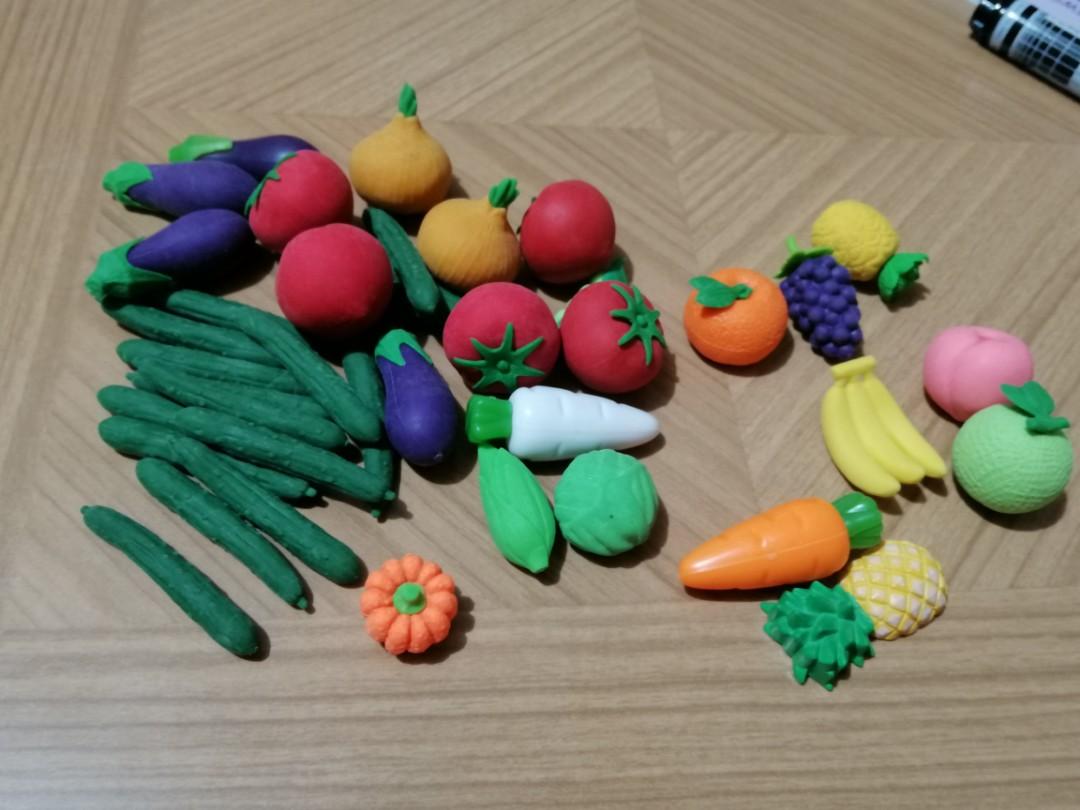 Rubber Fruits and Vegetables Minis, Hobbies & Toys, Toys & Games on ...