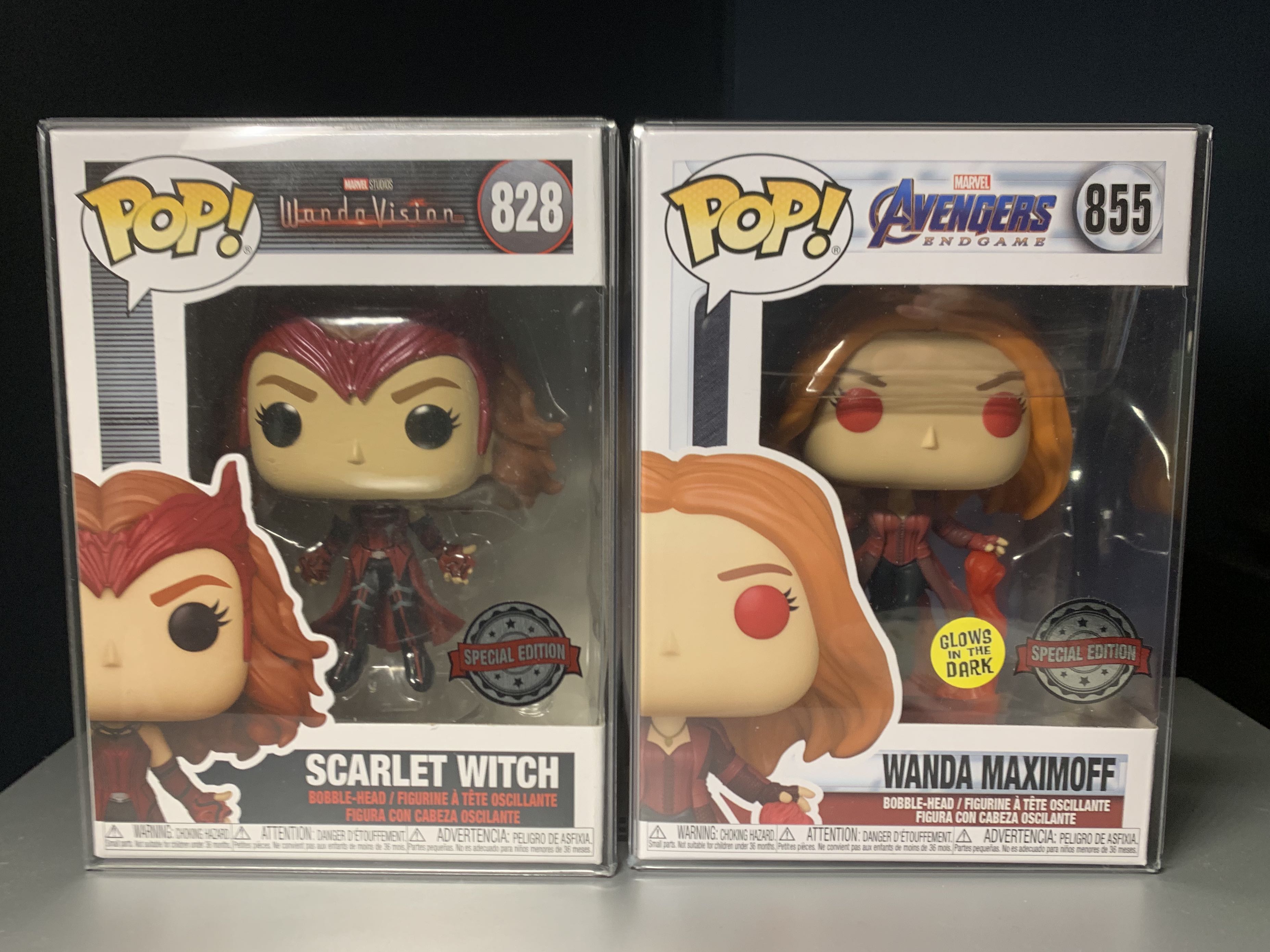 Scarlet Witch + Wanda Maximoff Funko Pop Set, Hobbies & Toys, Toys ...