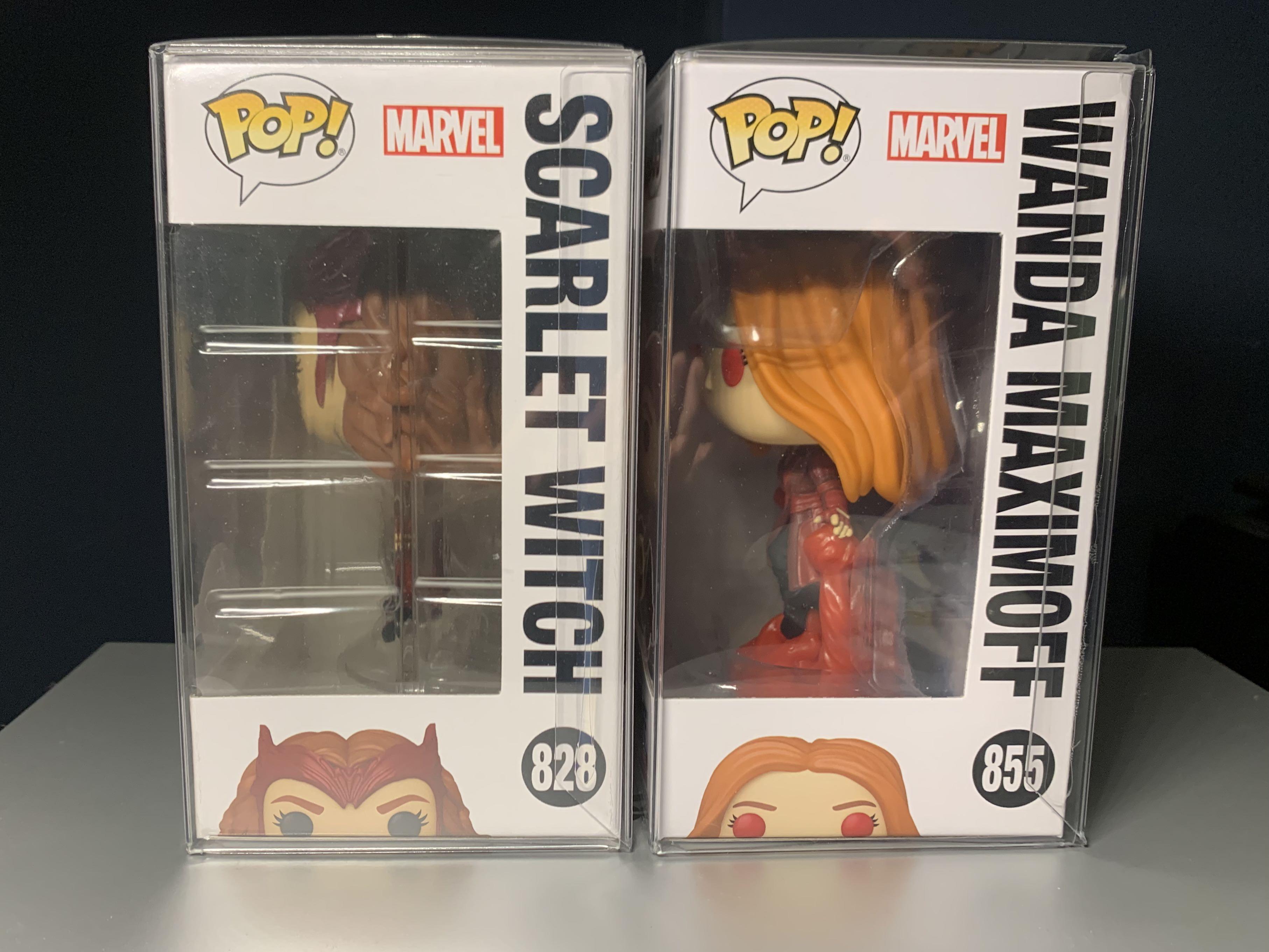 Scarlet Witch + Wanda Maximoff Funko Pop Set, Hobbies & Toys, Toys ...