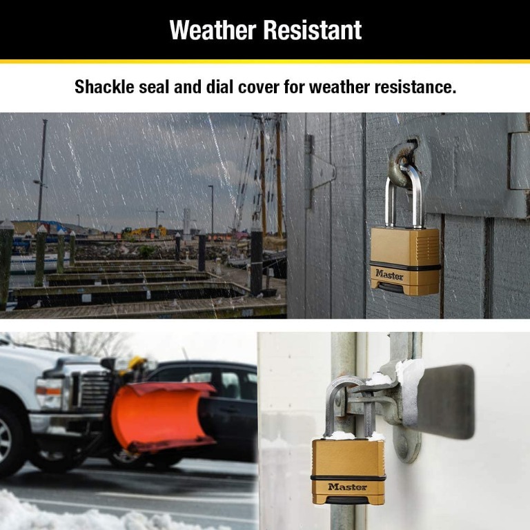 [sg stock] Master Lock Padlock, Magnum® Set Your Own Combination Lock ...