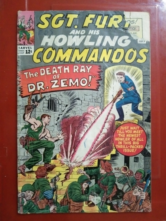 SGT FURY AND HOWLING COMMANDOS, Hobbies & Toys, Books & Magazines, Comics & Manga on Carousell
