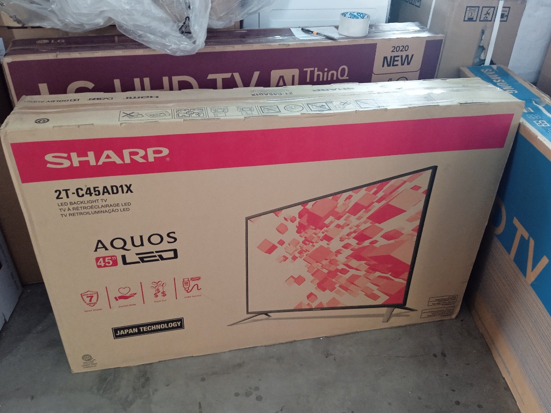SHARP 45 INCH FULL HD LED TV, TV & Home Appliances, TV & Entertainment ...