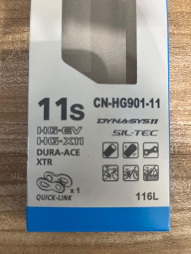 Shimano 11 speed Dura Ace XTR CN901 chain, Sports Equipment, Bicycles ...