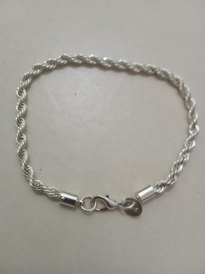 Silver 925 bracelet(look alike white gold), Luxury, Accessories on ...