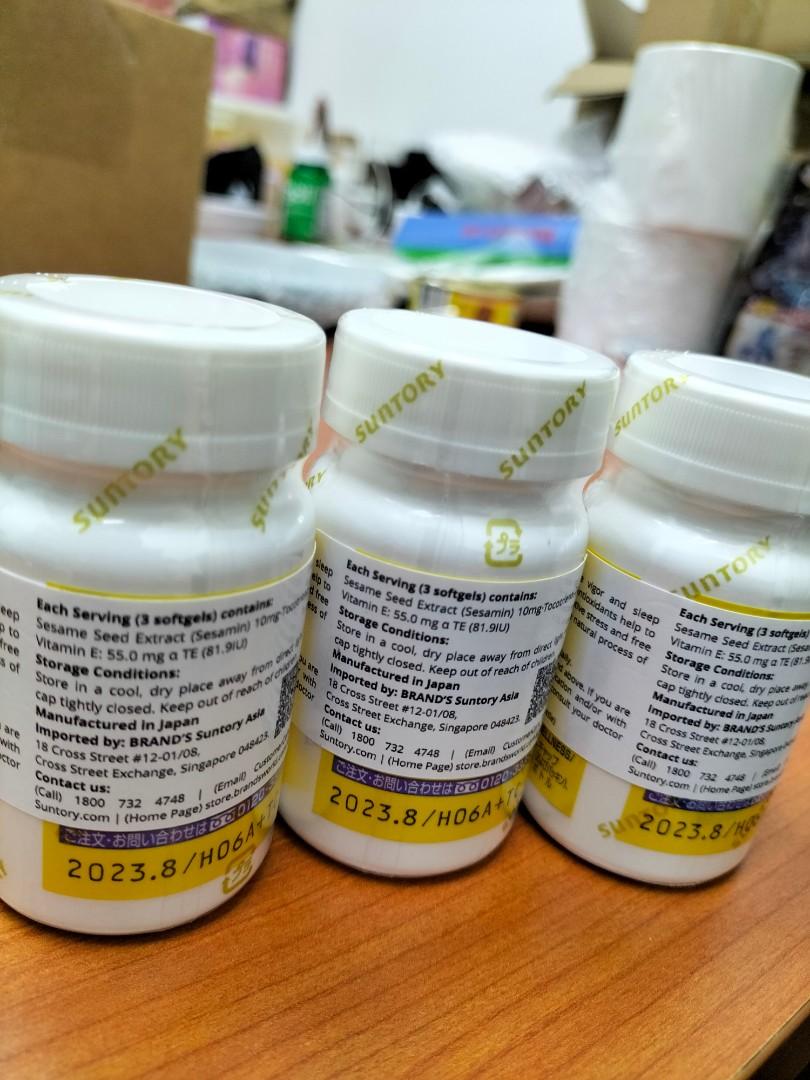 Suntory sesamin EX, Health & Nutrition, Health Supplements, Vitamins ...
