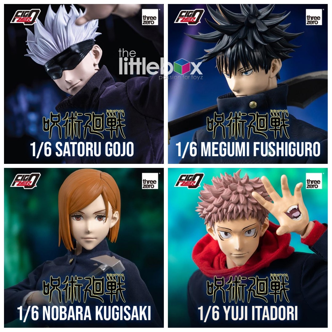 Threezero 1/6 FigZero Jujutsu Kaisen - Yuji Itadori Nobara Kugisaki ...