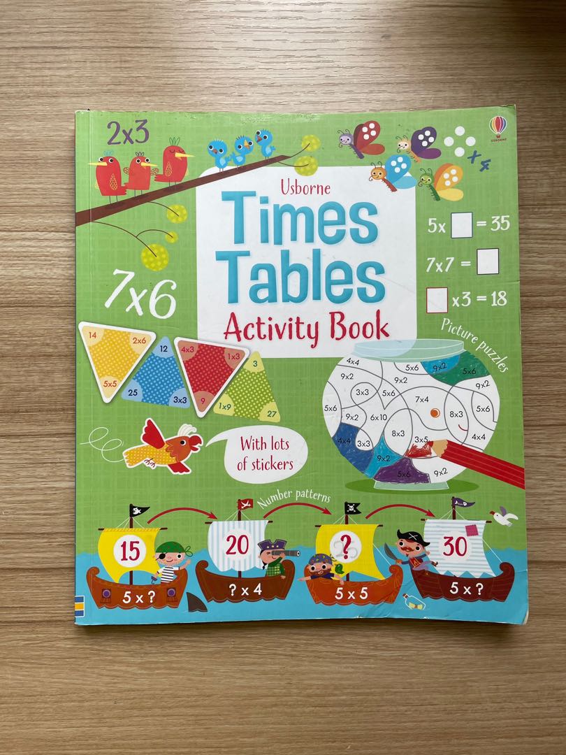 Times Table / Times Exercise / 簡易乘數練習, 興趣及遊戲, 書本 & 文具, 教科書 - Carousell