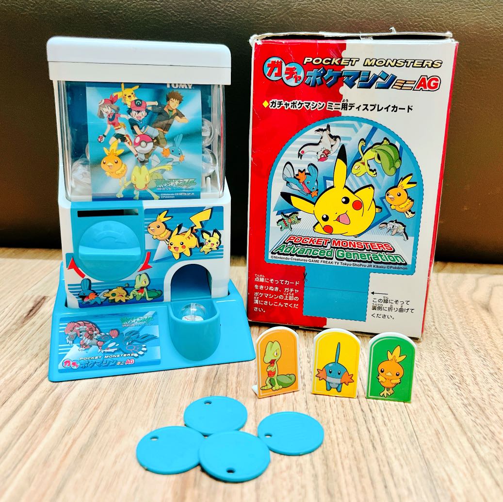 Tomy Gachapons Pokemon Mini Vending Capsule Machine, Hobbies & Toys ...
