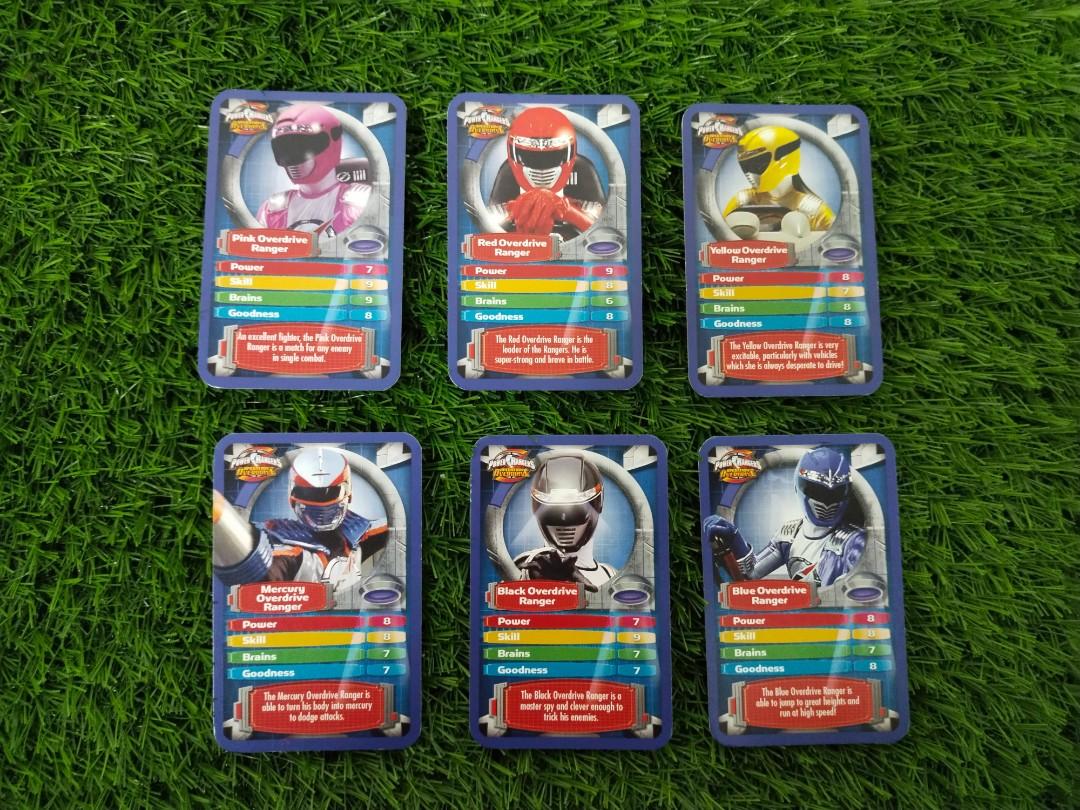 Top Trumps Juniors - Power Rangers Operation Overdrive, Hobbies & Toys ...