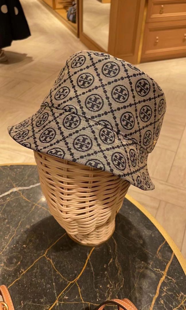 Tory Burch T Monogram Jacquard Bucket Hat, Women's Fashion, Watches ...