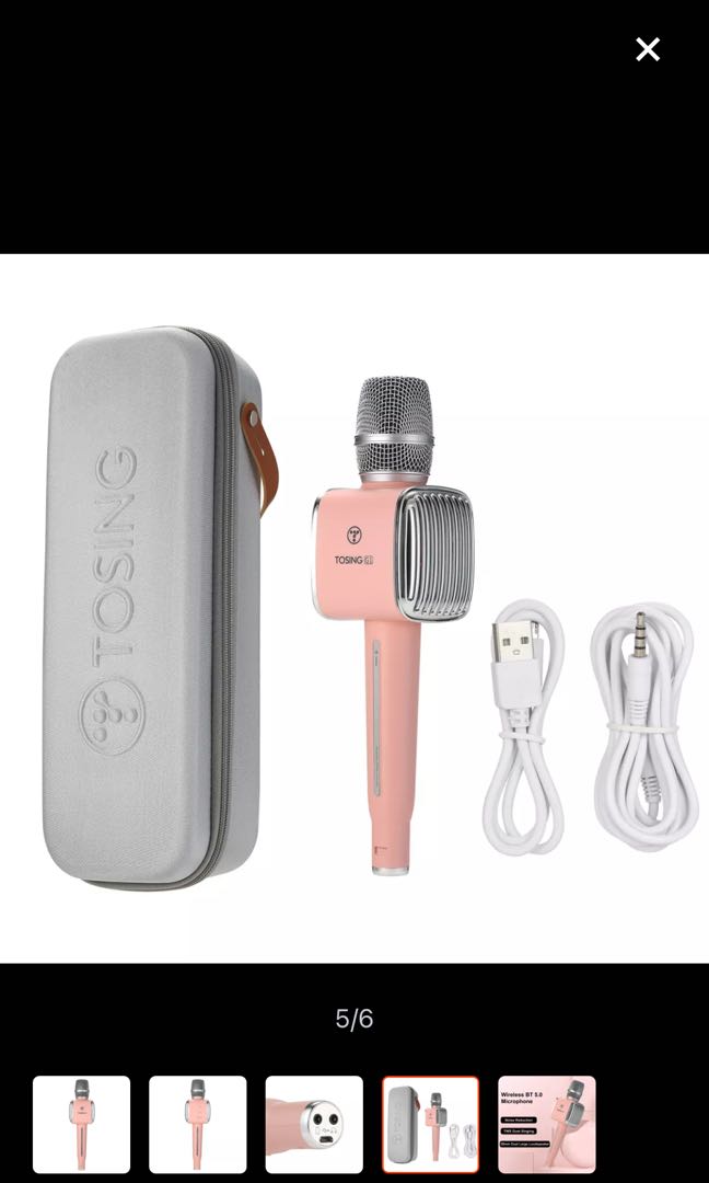 TOSING G1 Wireless 5.0 Bluetooth Microphone Player Recording, Singing ...