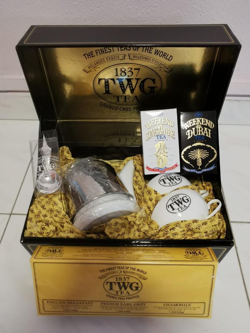 TWG Tea Set + Cups + Tea, Furniture & Home Living, Kitchenware ...