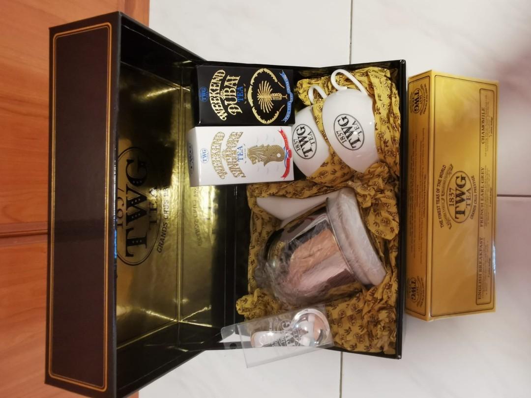 TWG Tea Set + Cups + Tea, Furniture & Home Living, Kitchenware ...