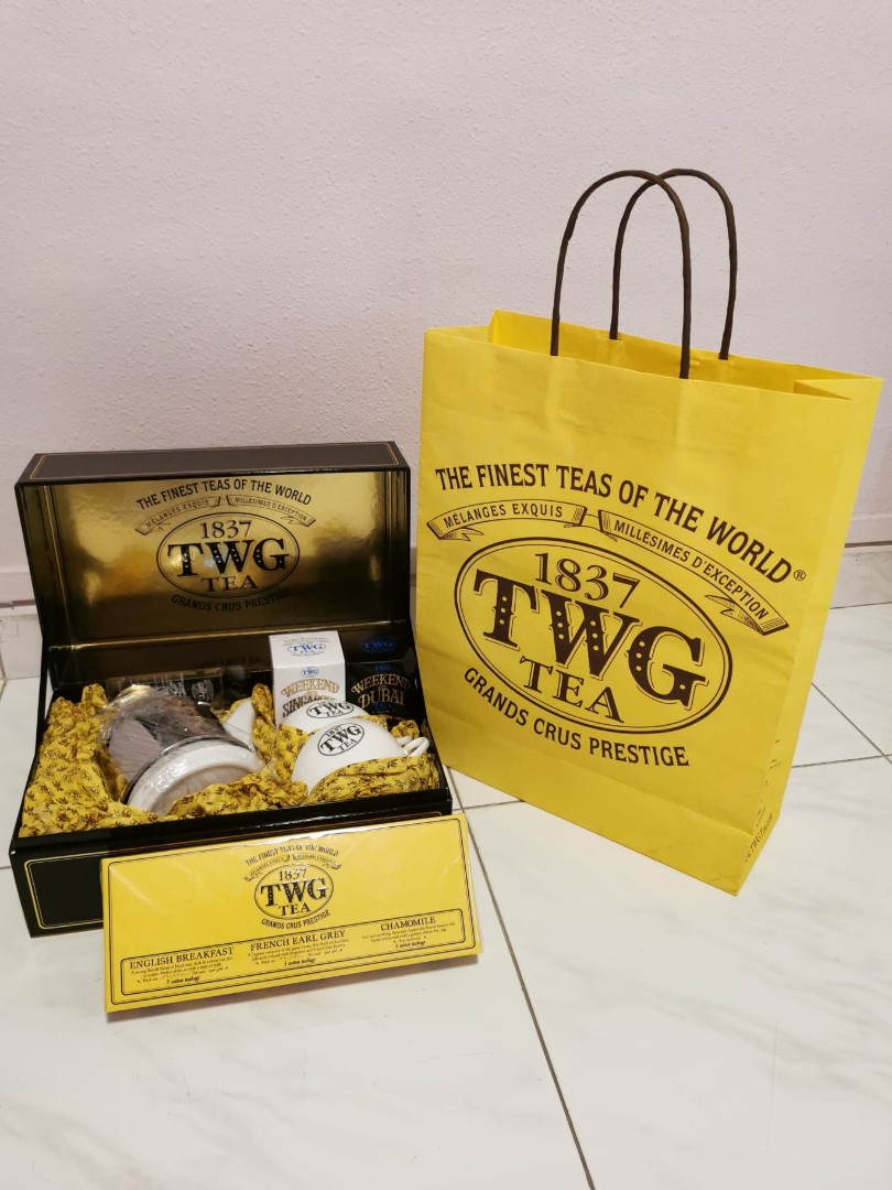 TWG Tea Set + Cups + Tea, Furniture & Home Living, Kitchenware ...