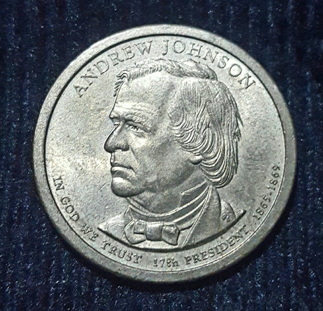 United States 2011 (Andrew Johnson) Circulating commemorative coin ...