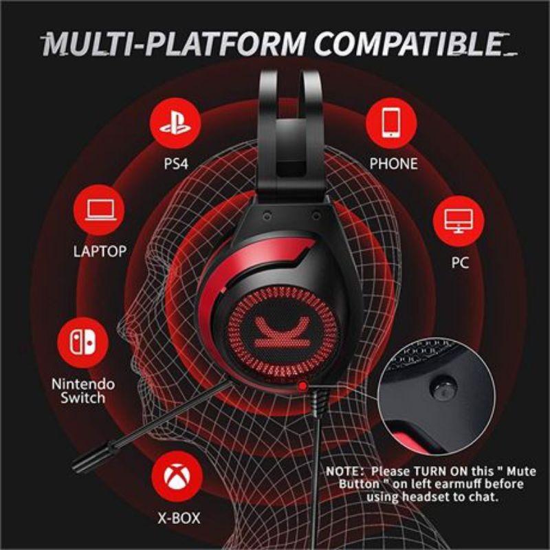 VANKYO Gaming Headset CM7000 with Authentic 7.1 Surround Sound Stereo ...