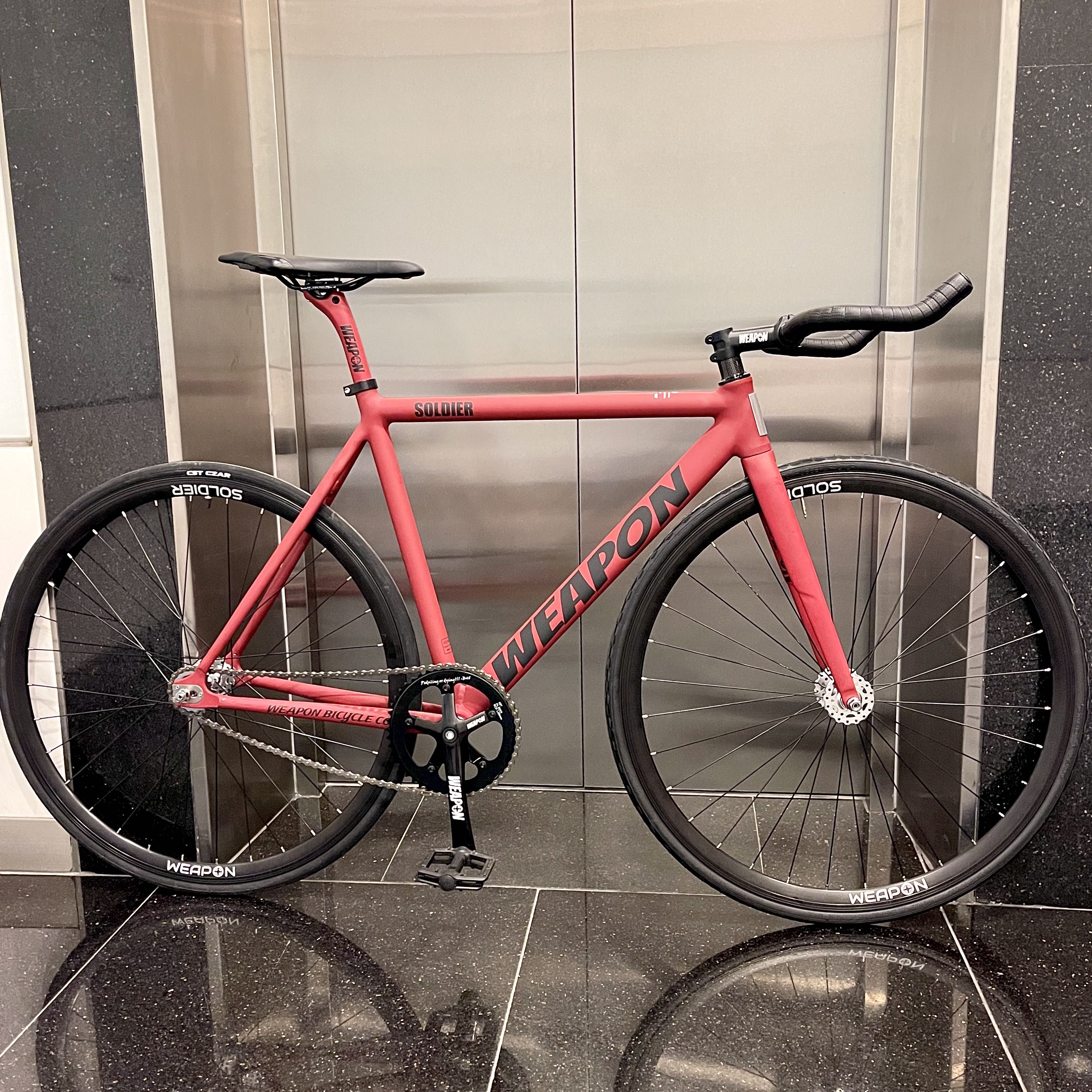 WEAPON fixie bike / fixed gear bike / single speed bike - frameset ...