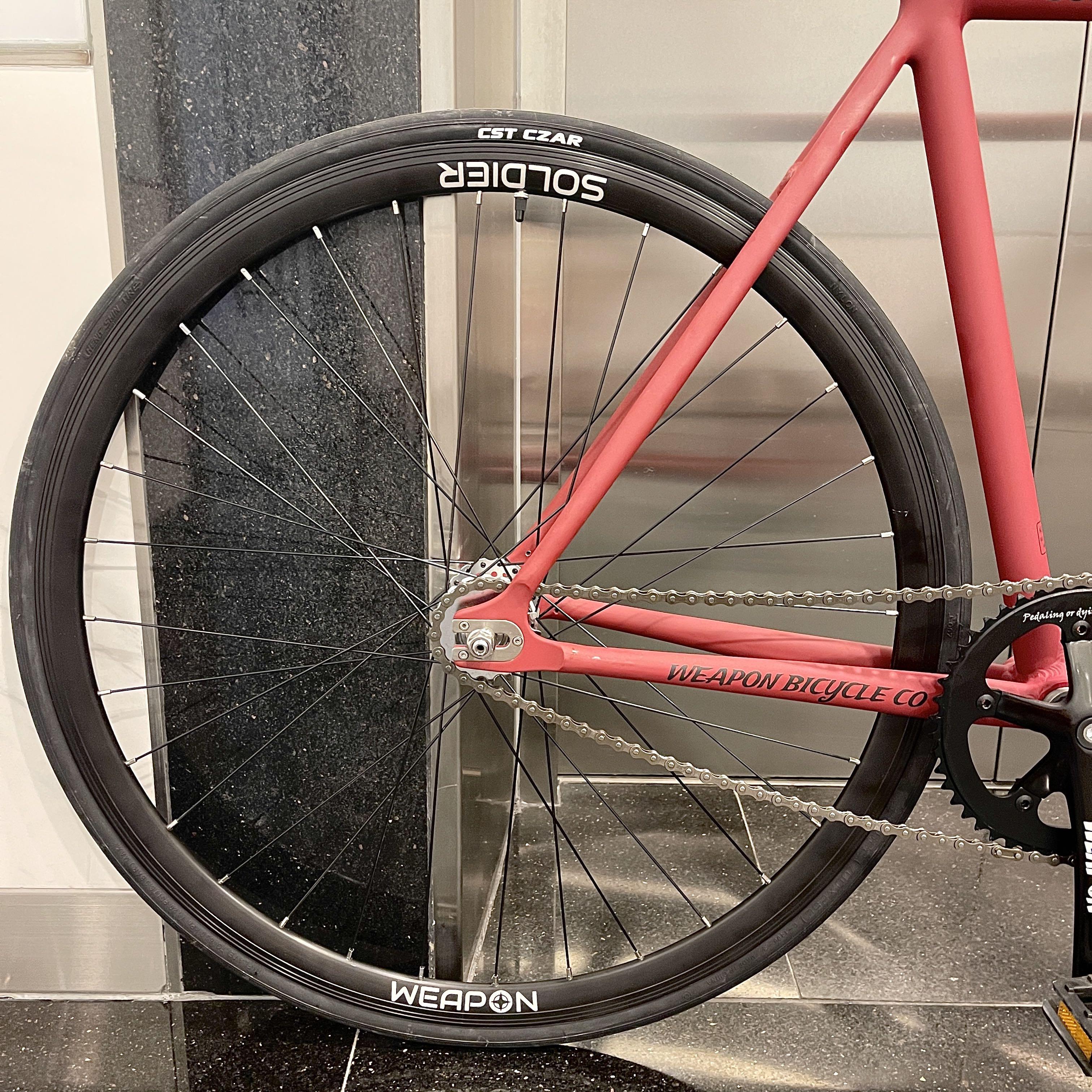 WEAPON fixie bike / fixed gear bike / single speed bike - frameset ...