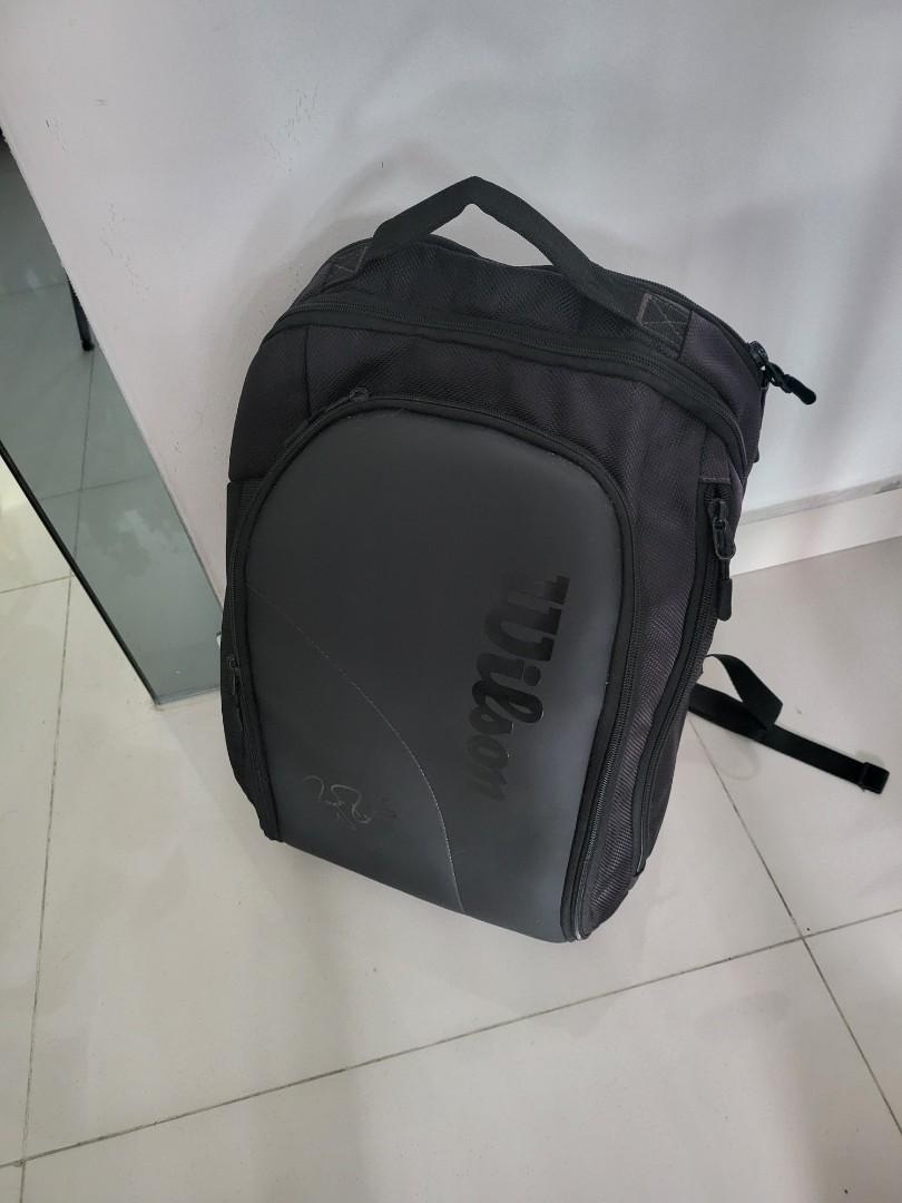 Wilson tennis backpack RF autograph, Men's Fashion, Bags, Backpacks on ...