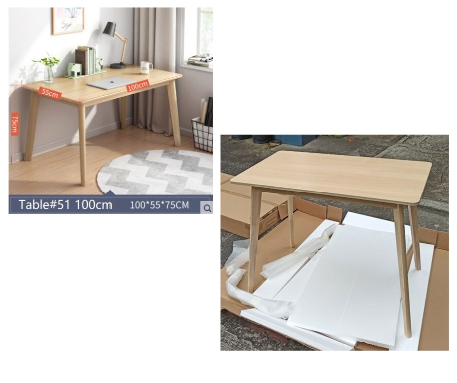 Wooden Dining Table, Computer Table, Office Desk, Laptop Table # ...