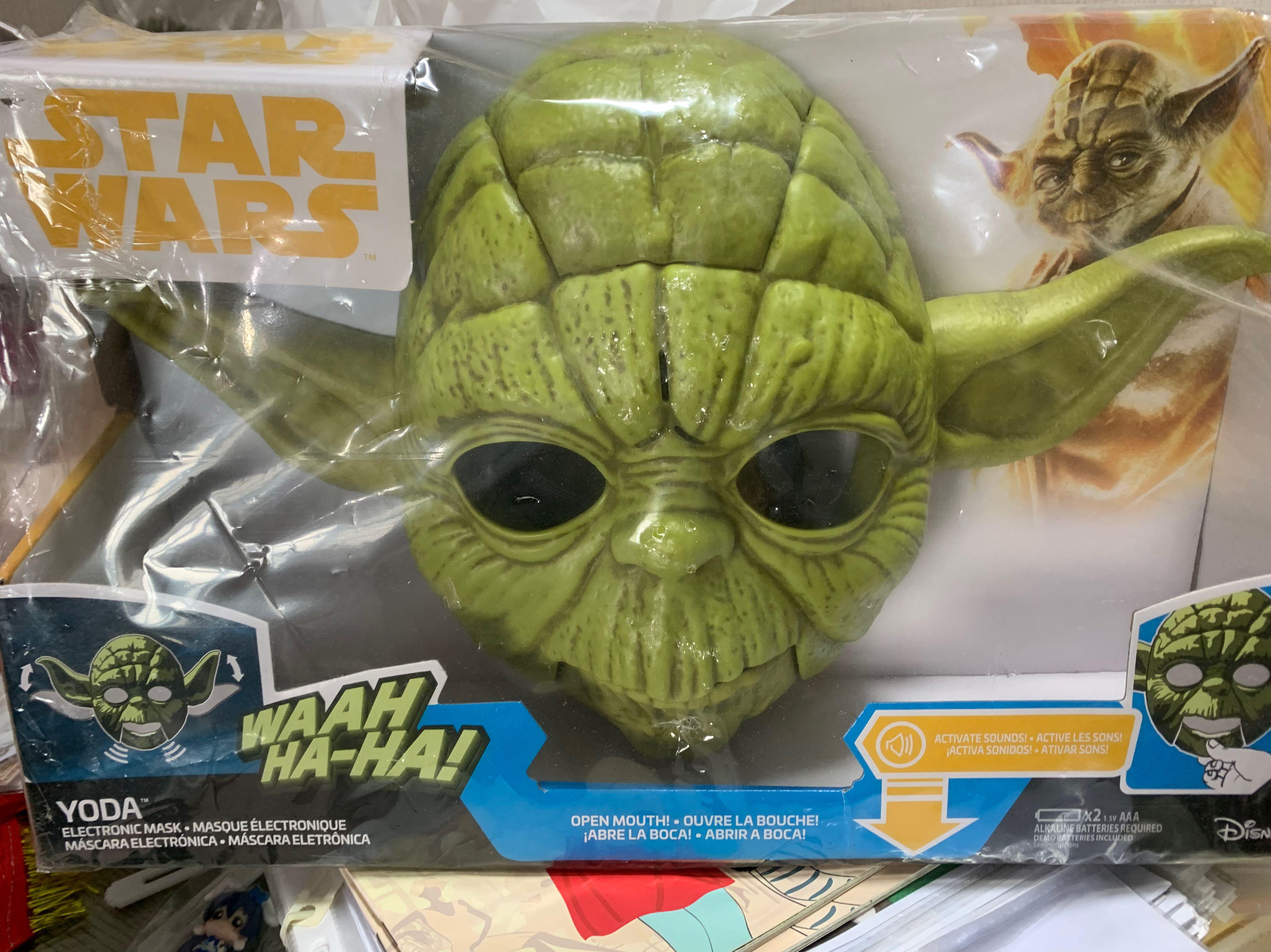 Yoda Mask by Disney, Hobbies & Toys, Toys & Games on Carousell