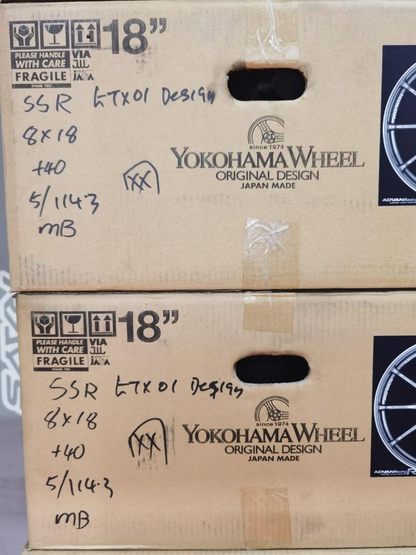 18 inch SSR GTX01 Design rims. forged monoblock, Car Accessories, Tyres ...