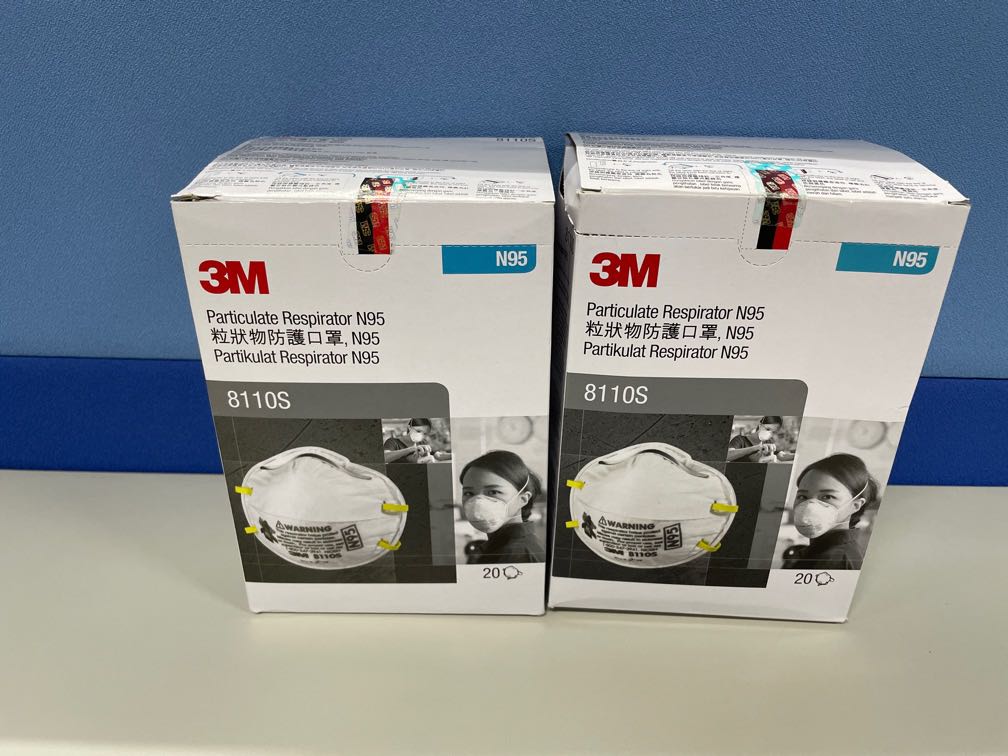 3M N95 Mask 8110S, Health & Nutrition, Face Masks & Face Shields on ...