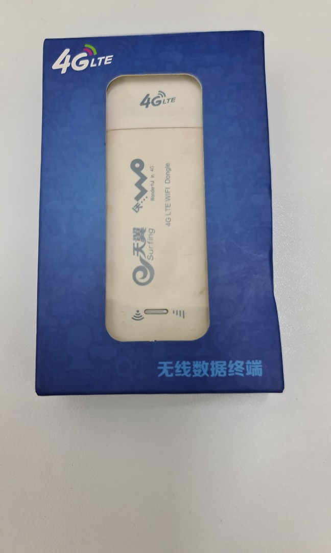 4G LTE WiFi Hotspot Sim Card USB Dongle Wi-Fi 5G Router Singtel M1 ...