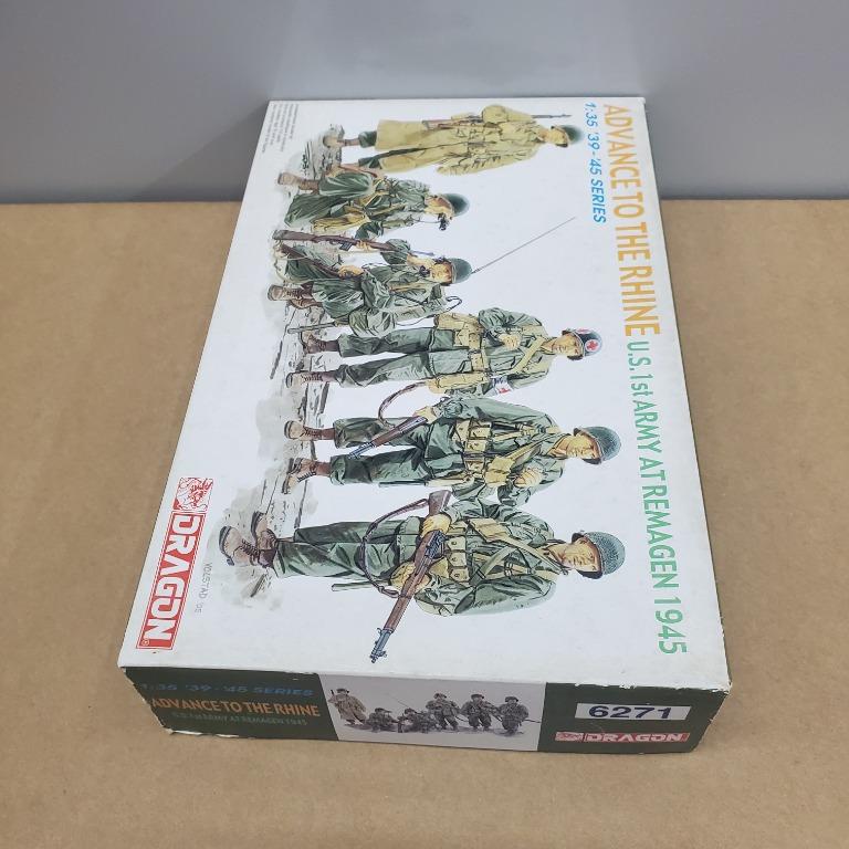 全新絕版 Dragon 威龍 6271 (2005年)-1/35-美國第1集團軍 / Advance To The Rhine U.S ...