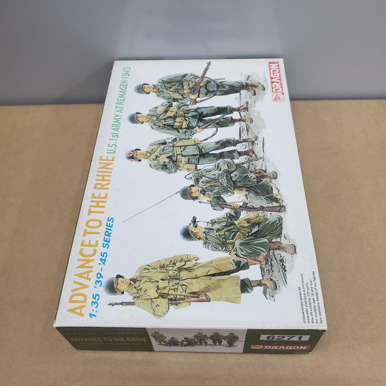 全新絕版 Dragon 威龍 6271 (2005年)-1/35-美國第1集團軍 / Advance To The Rhine U.S ...