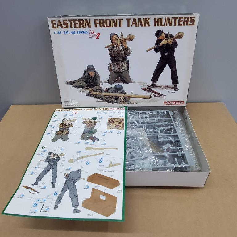 全新絕版 Dragon 威龍 6279 (2006年)-1/35-德國東線坦克獵人 / Eastern Front Tank Hunters ...