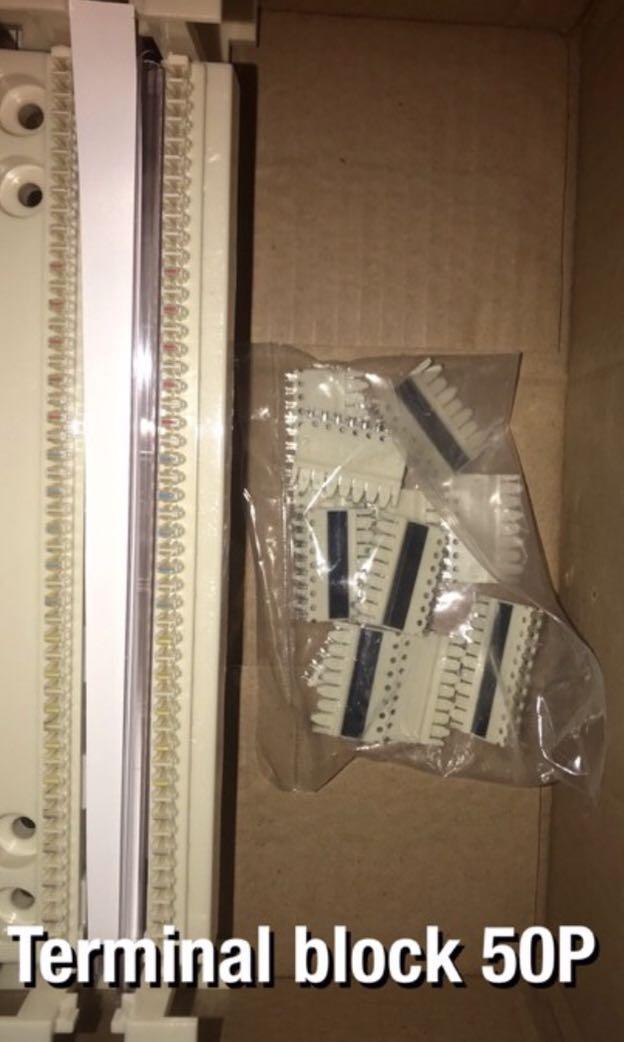 terminal Block 50P and 100P for telephone, Furniture & Home Living ...
