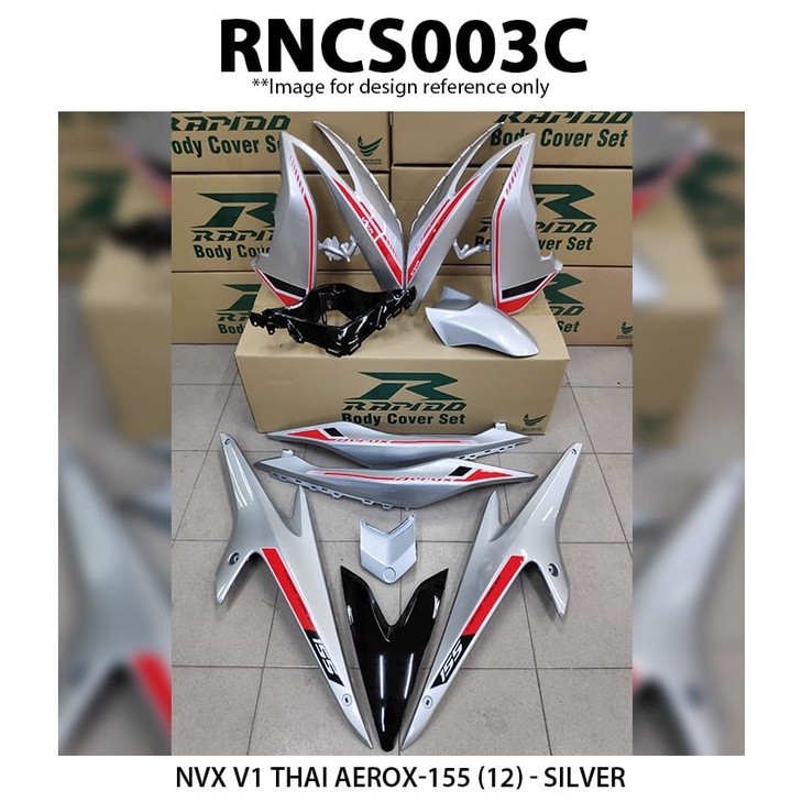 Aerox cover set v1, Motorcycles, Motorcycle Accessories on Carousell