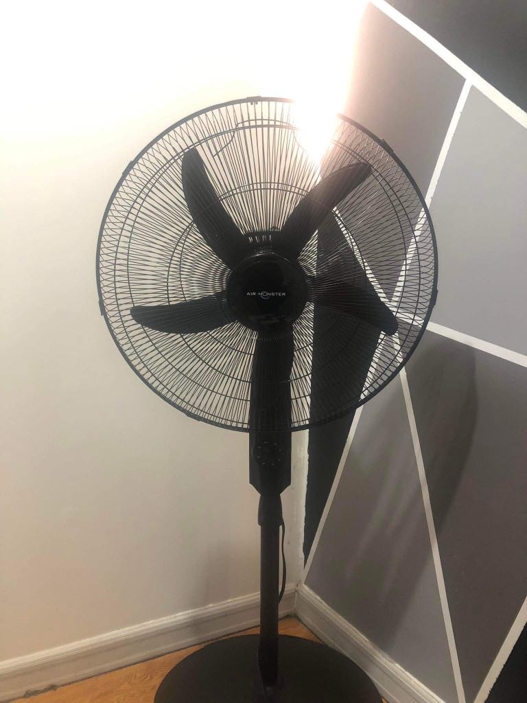 Air monster standfan 4 blade with timer 20 inch, Furniture & Home ...
