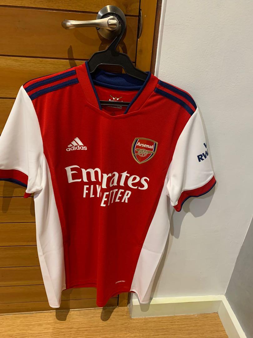Arsenal Home Jersey 2021-22 kit, Men's Fashion, Activewear on Carousell