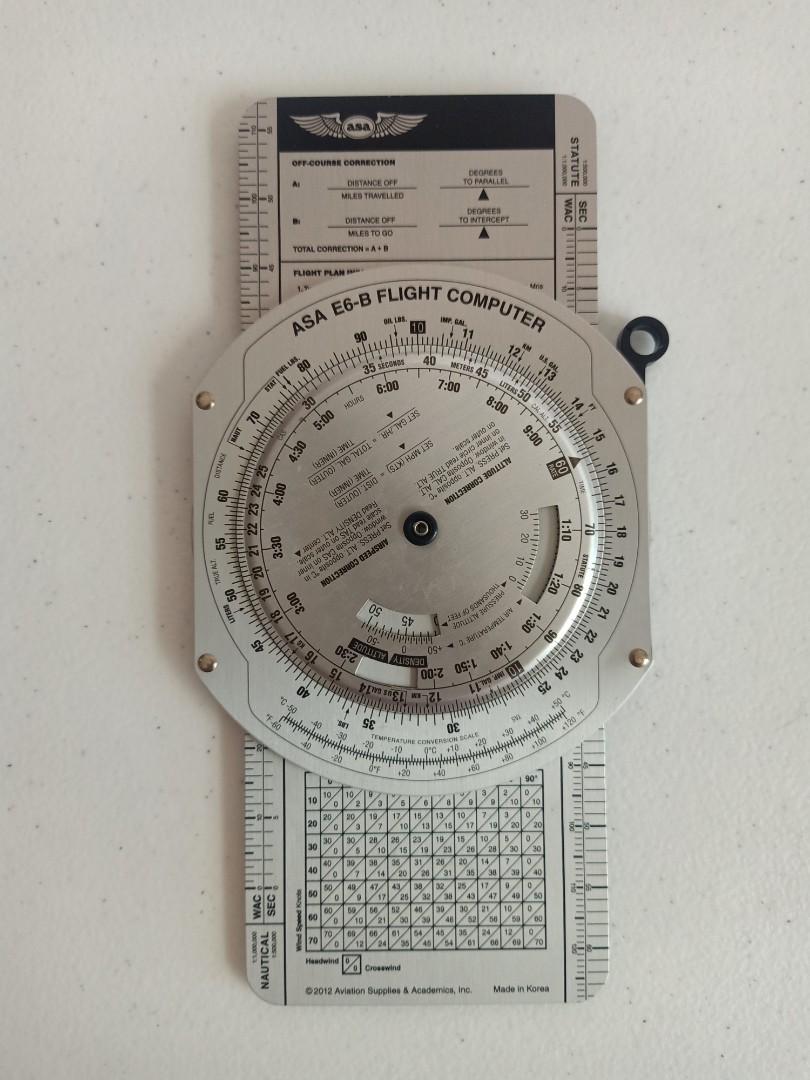 ASA E6-B Flight Computer, Hobbies & Toys, Stationary & Craft ...