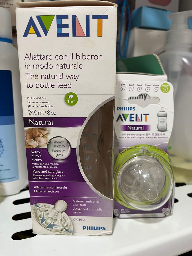 Avent Milk Bottle, Babies & Kids, Nursing & Feeding, Breastfeeding ...