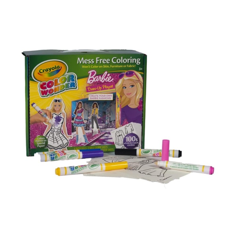 BARBIE CRAYOLA DRESS UP PLAY SET, Hobbies & Toys, Books & Magazines ...